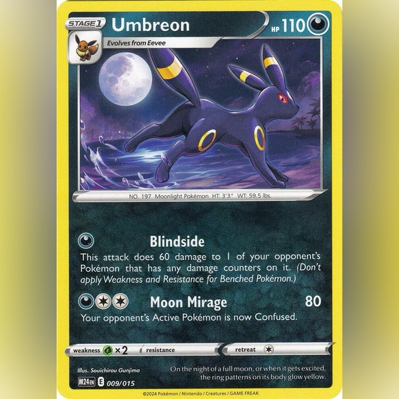 Pokemon | Games | Mcdonalds Umbreon Pokemon Card 224 | Poshmark